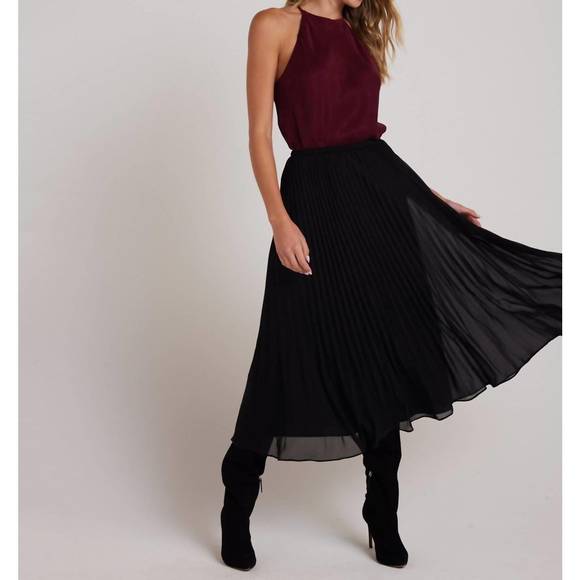 Bella Dahl | Skirts | New Bella Dahl Sunburst Skirt In Black | Poshmark
